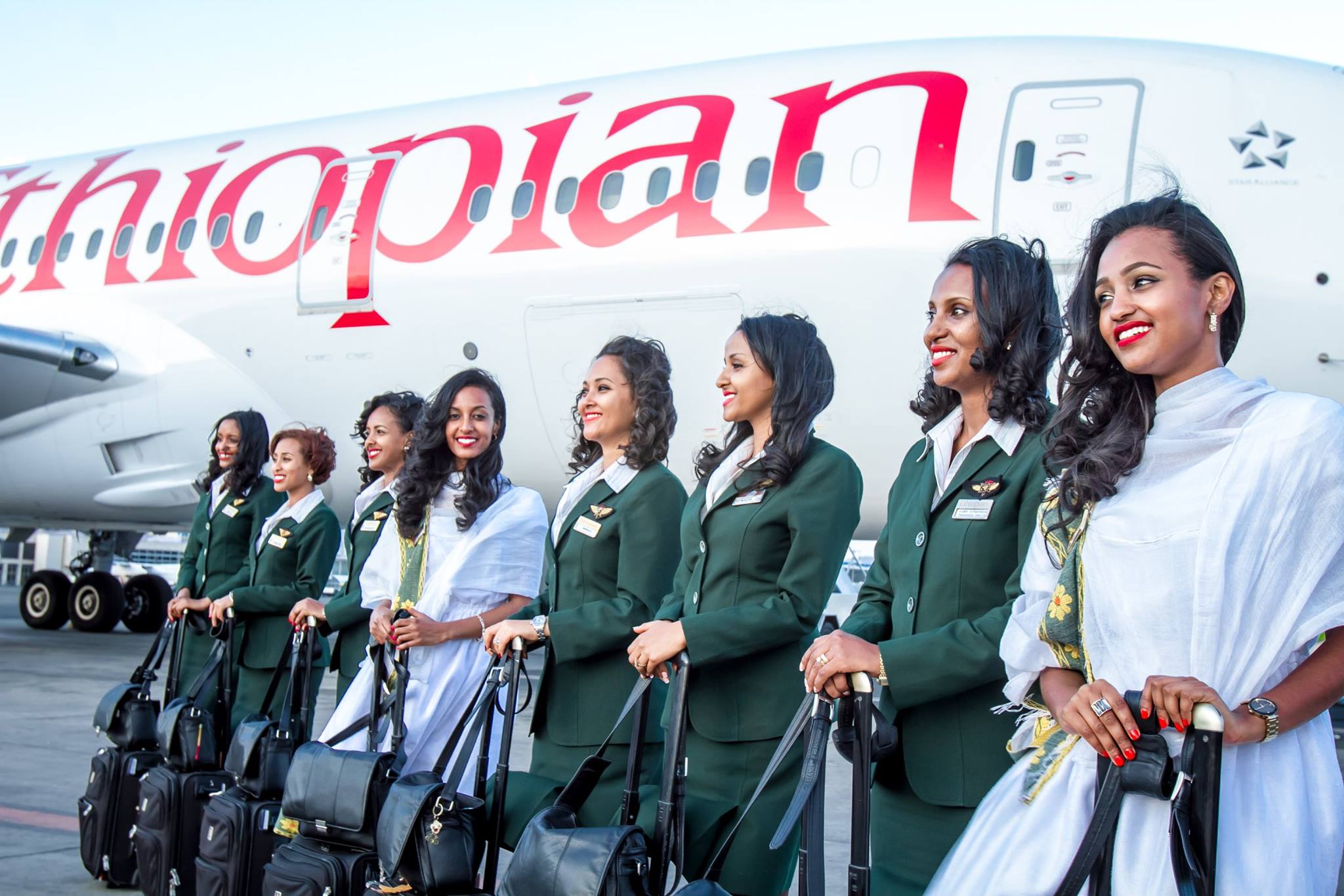 Ethiopian celebrates International Women's Day with all Women flight ...