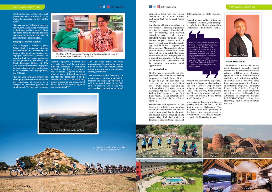 Limpopo turns to Tourism as Economic Growth Pole